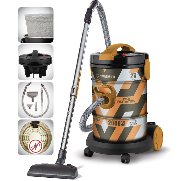 Hommer, Vacuum Cleaner, 2000 Watt, 011.011.043 - WOWmart